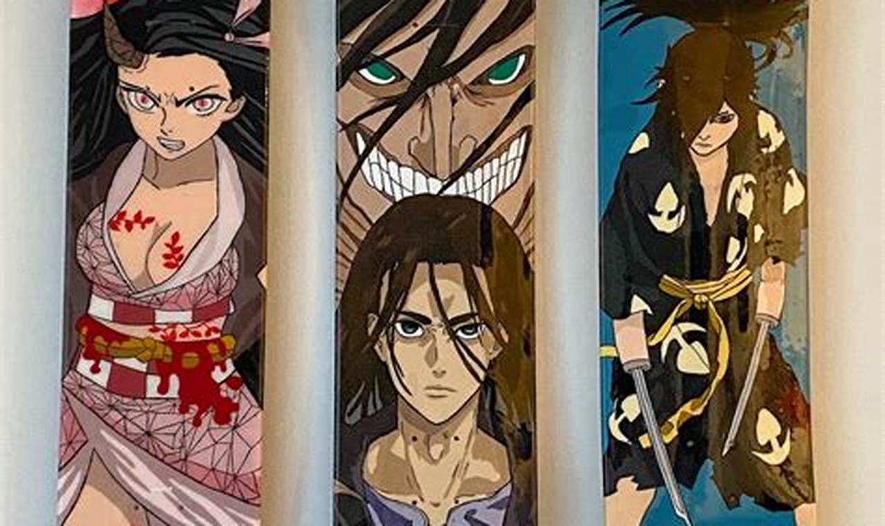 Rad Anime Skate Decks: Ride With Your Fandom!
